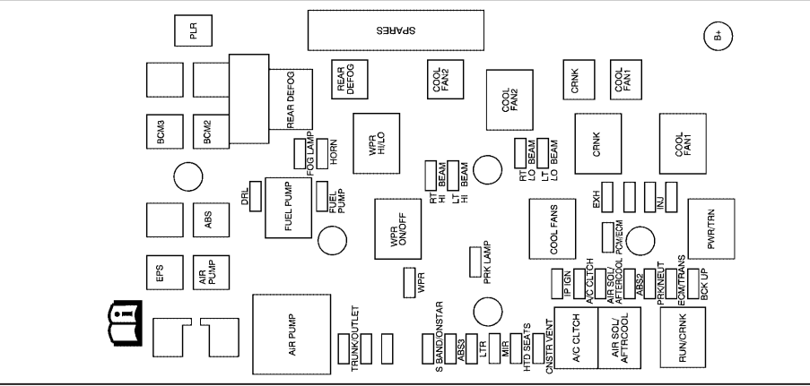 2007 Pontiac G5 fuse box diagram - StartMyCar