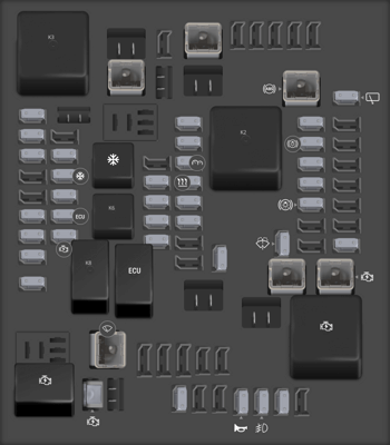 Diagrama de fusibles Chevrolet Traverse 2020 - Opinautos