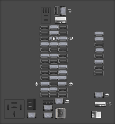 Diagrama de fusibles Chevrolet Traverse 2020 - Opinautos
