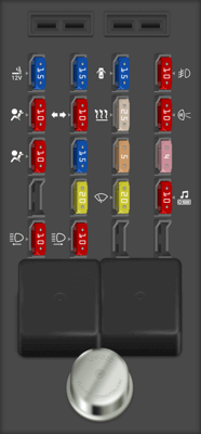 Fusible del electroventilador Dodge Neon 1996 - Opinautos
