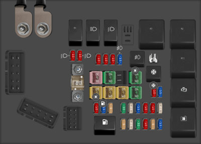 Diagrama de fusibles Dongfeng AX4 2017 - Opinautos
