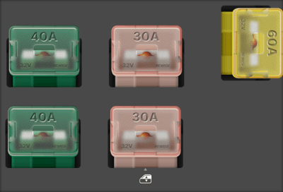 Diagrama de fusibles Hyundai Grace 1994 - Opinautos