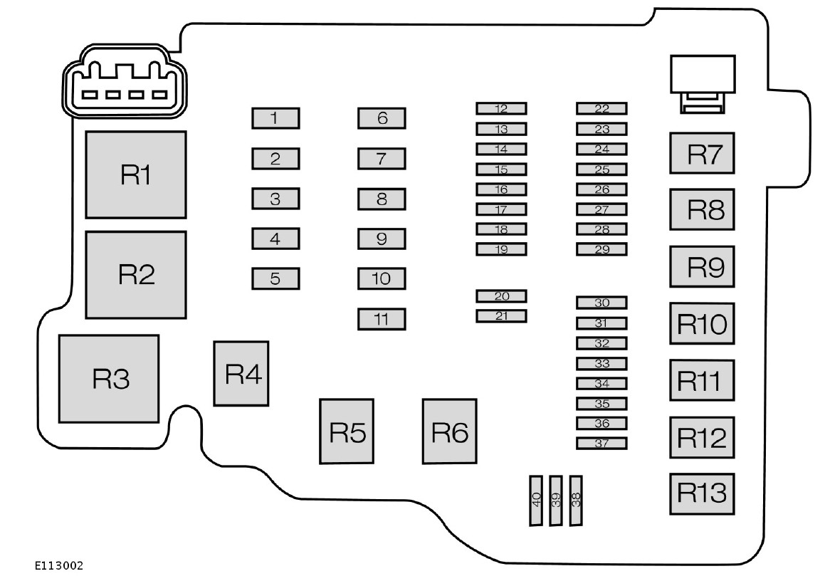 2017 Eu Ford Fiesta fuse box diagram - StartMyCar