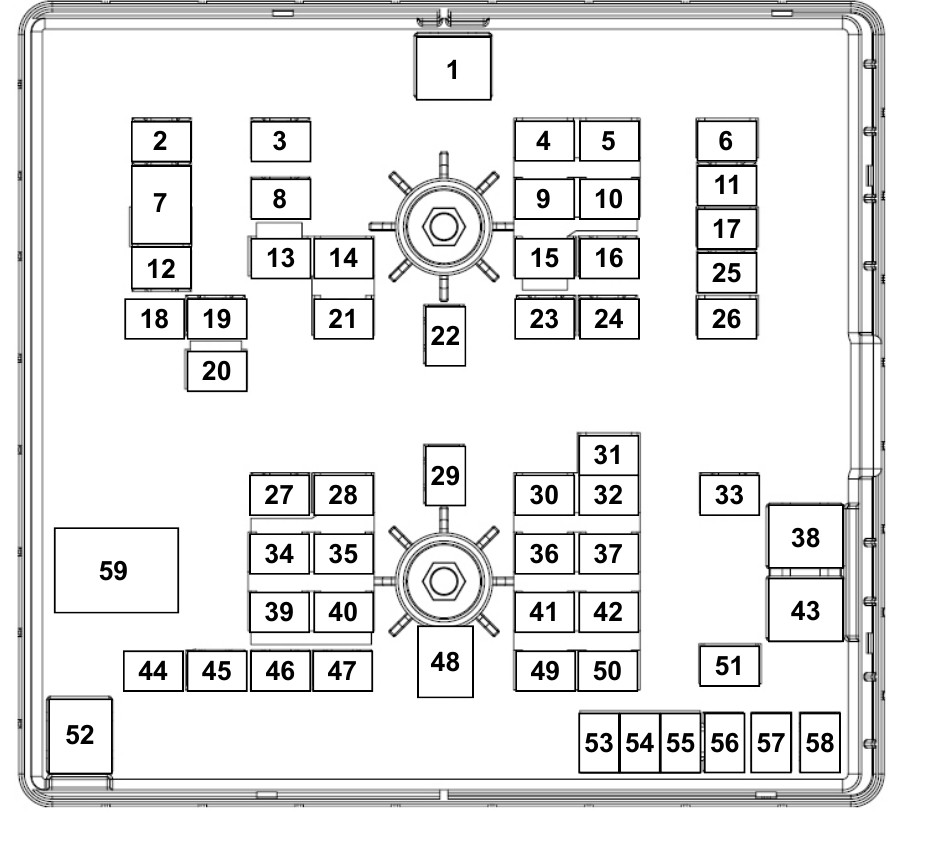 2019 Phev Ford Transit Custom fuse box diagram - StartMyCar