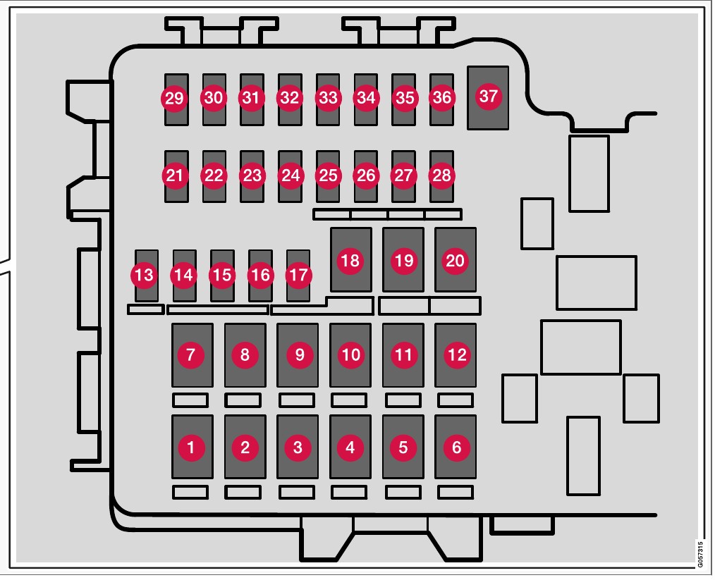 2019 Volvo XC90 fuse box diagram - StartMyCar
