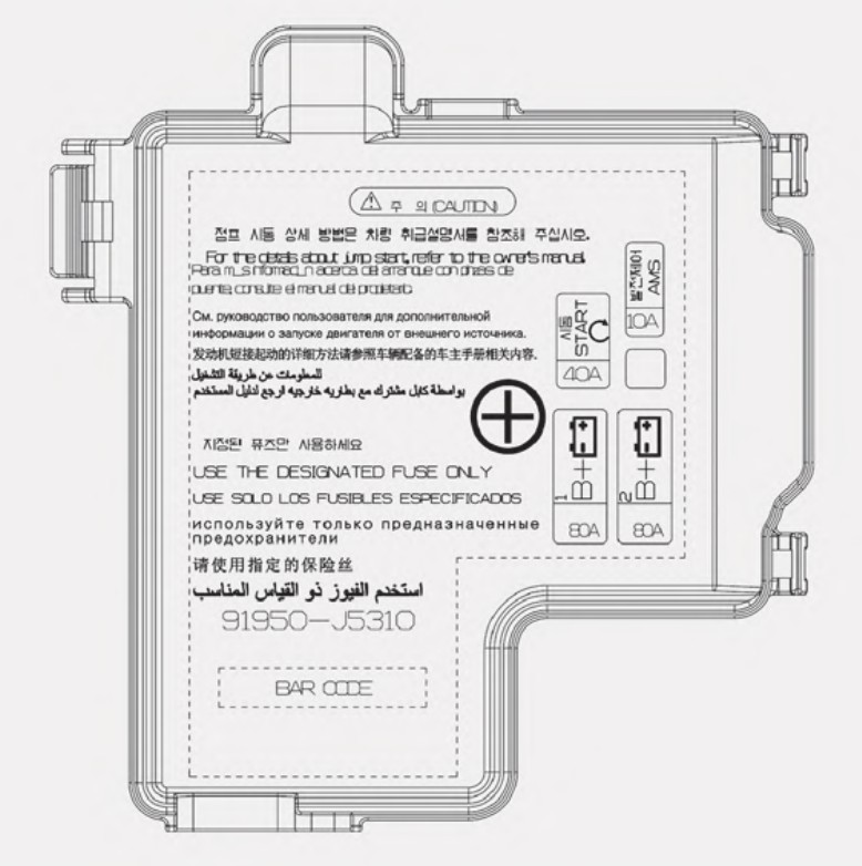 2020 Kia Stinger fuse box diagram - StartMyCar